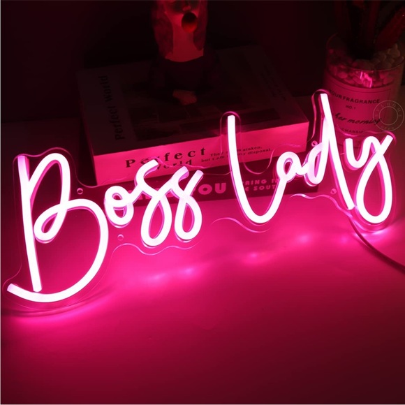 Urban Outfitters | Party Supplies | Boss Lady Pink Neon Led Feminine ...